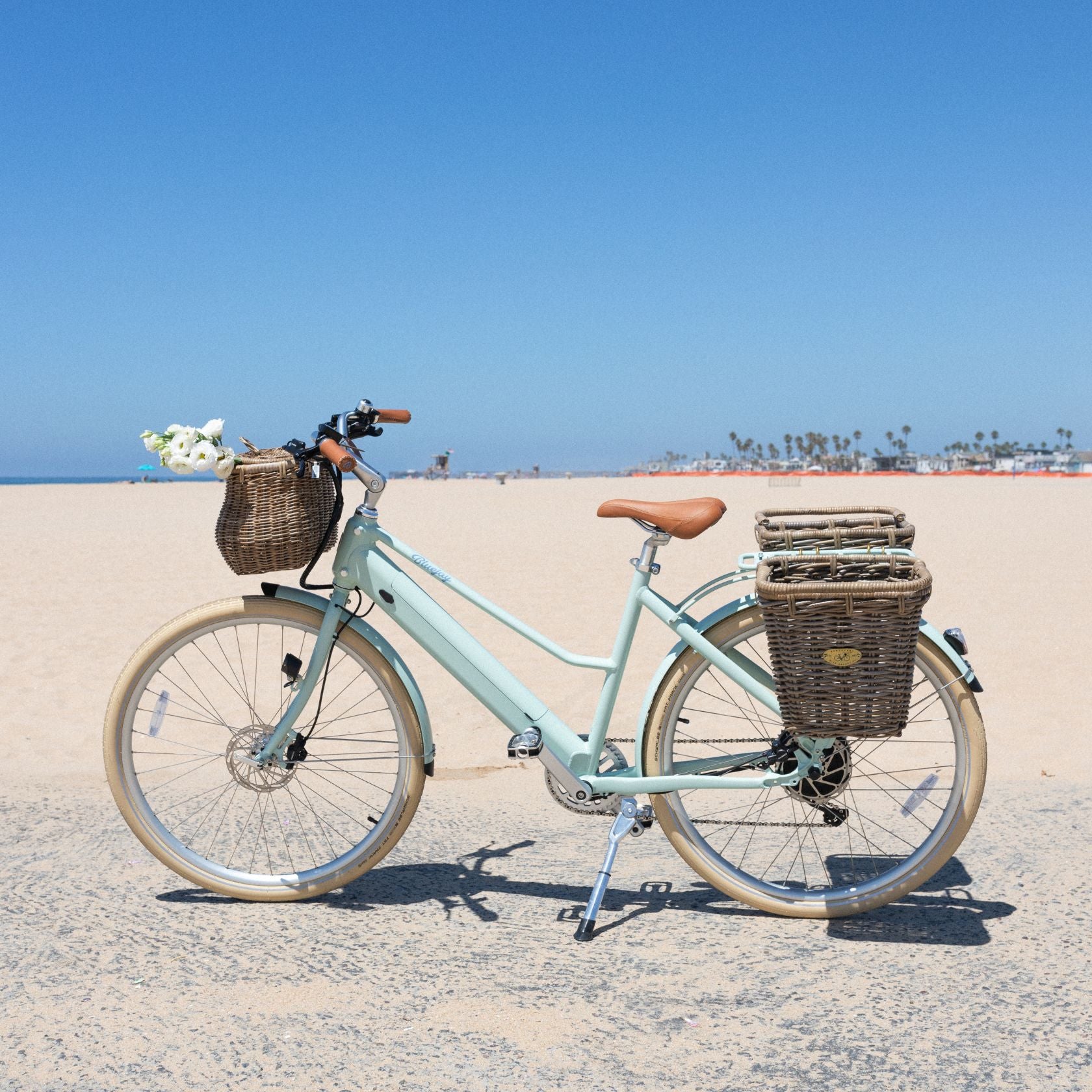 Bluejay Premiere Lite - Mint Green Electric Bike – Bluejay Bicycles
