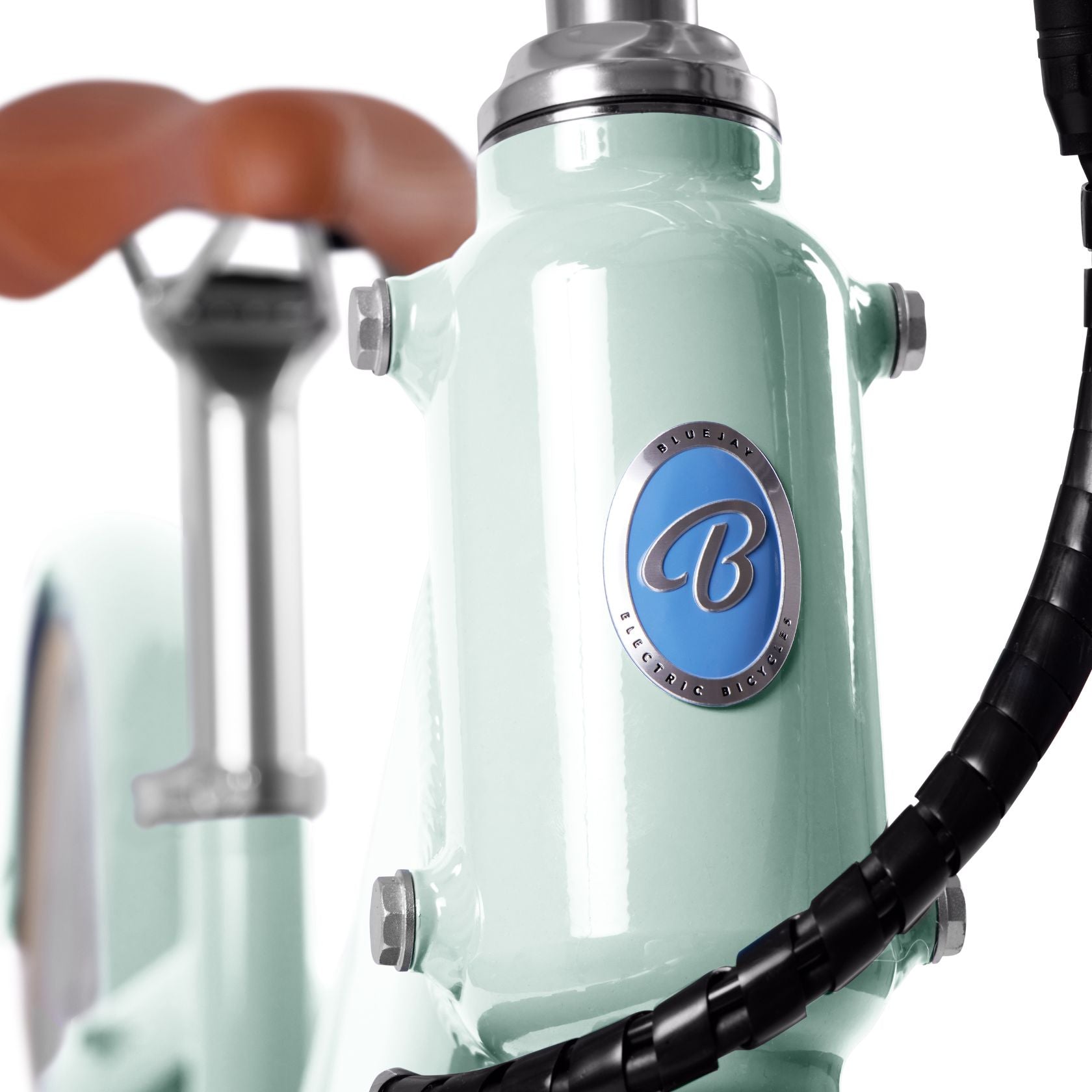 Bluejay Premiere Lite - Mint Green Electric Bike – Bluejay Bicycles