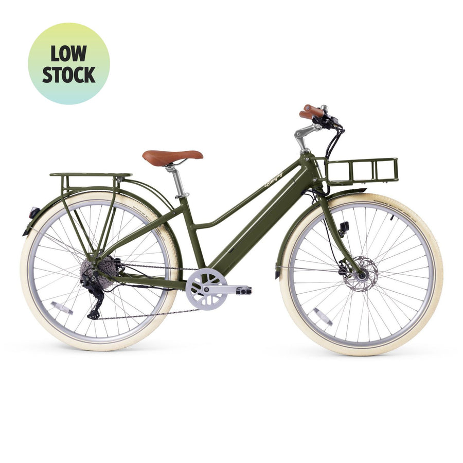 Bluejay Premiere Lite - Olive Green Electric Bike – Bluejay Bicycles
